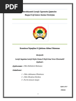 Qajeelfama Qaxaraa Jijjiraa Fi Guddina Sadarkaa | PDF