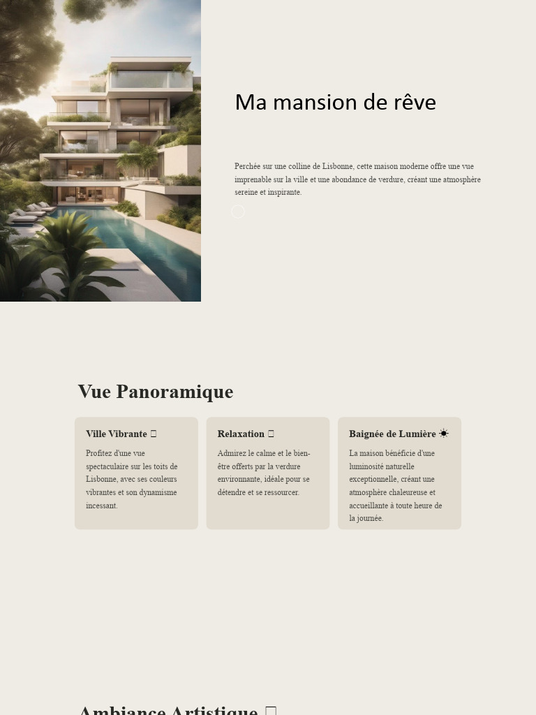 La Maison de Reve A Lisbonne | PDF | Lumière