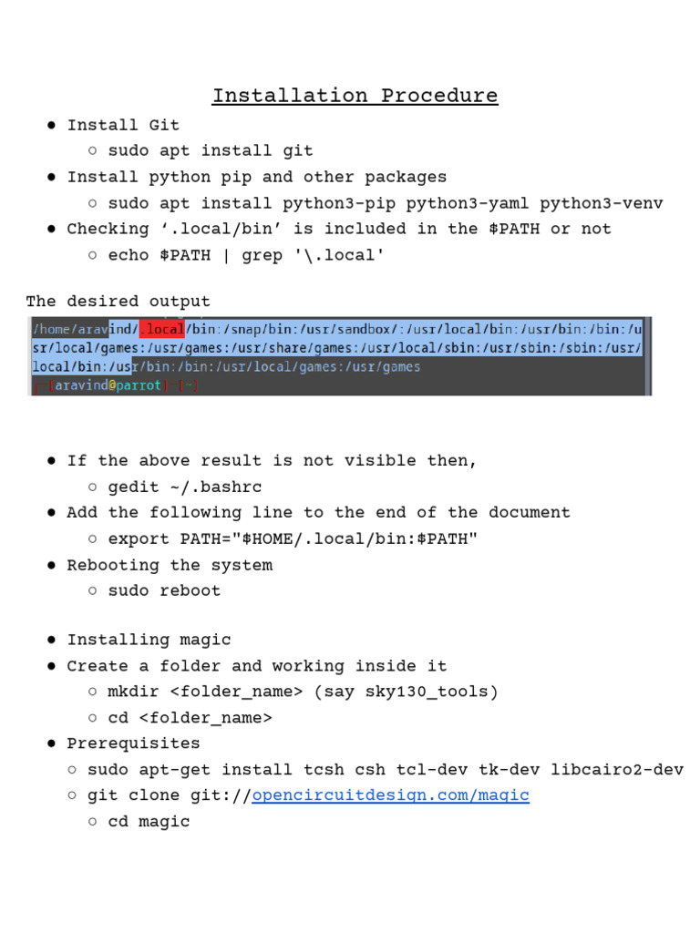 Installation Procedure | Download Free PDF | Sudo | Software Engineering