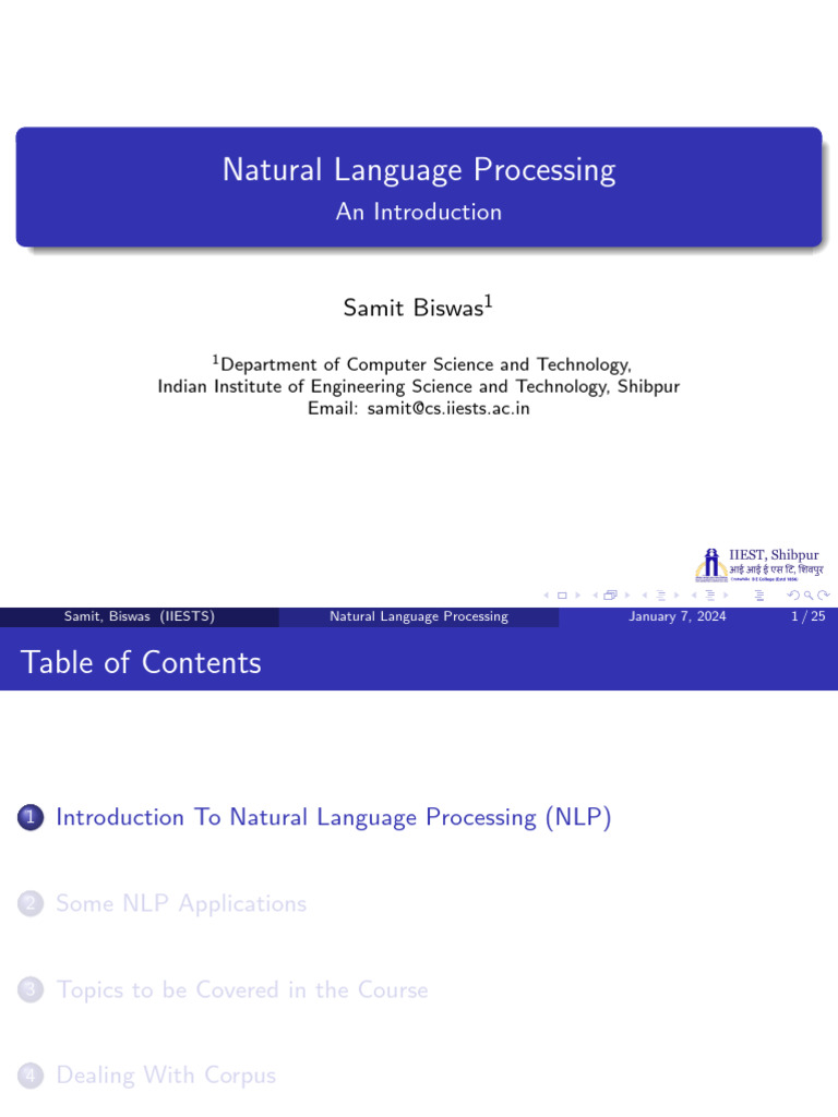 NLP (1) (1) - Merged | PDF | Morphology (Linguistics) | Word