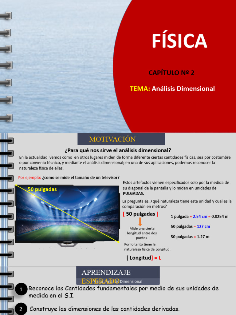 Capitulo 2 Analisis Dimensional | PDF | Metrología | Matemáticas