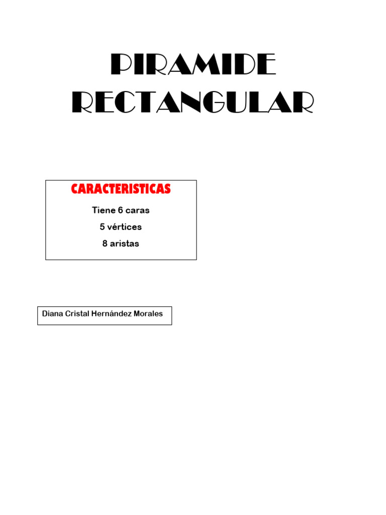 Piramide Rectangular | PDF