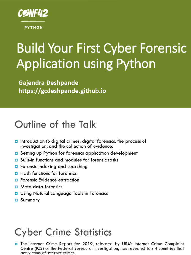 Python Forensics | Download Free PDF | Daubert Standard | Cybercrime