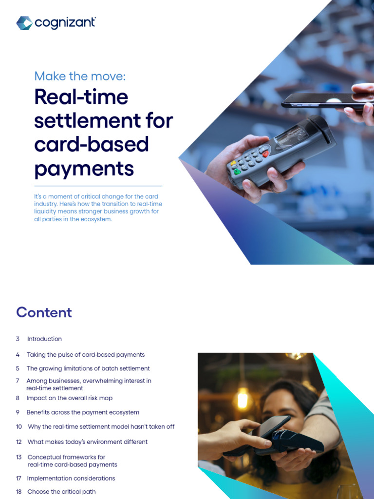 Real Time Settlement For Card Based Payments | PDF | Credit Card | Clearing (Finance)