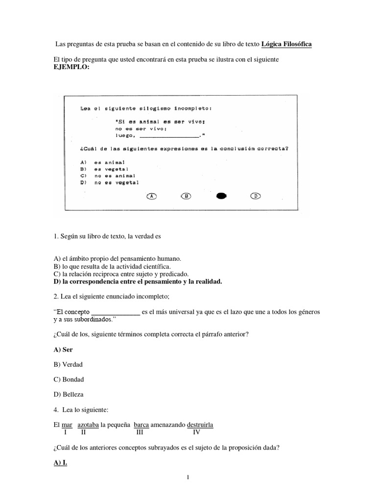Logica Segunda Version Resuelta | PDF | Proposición | Verdad