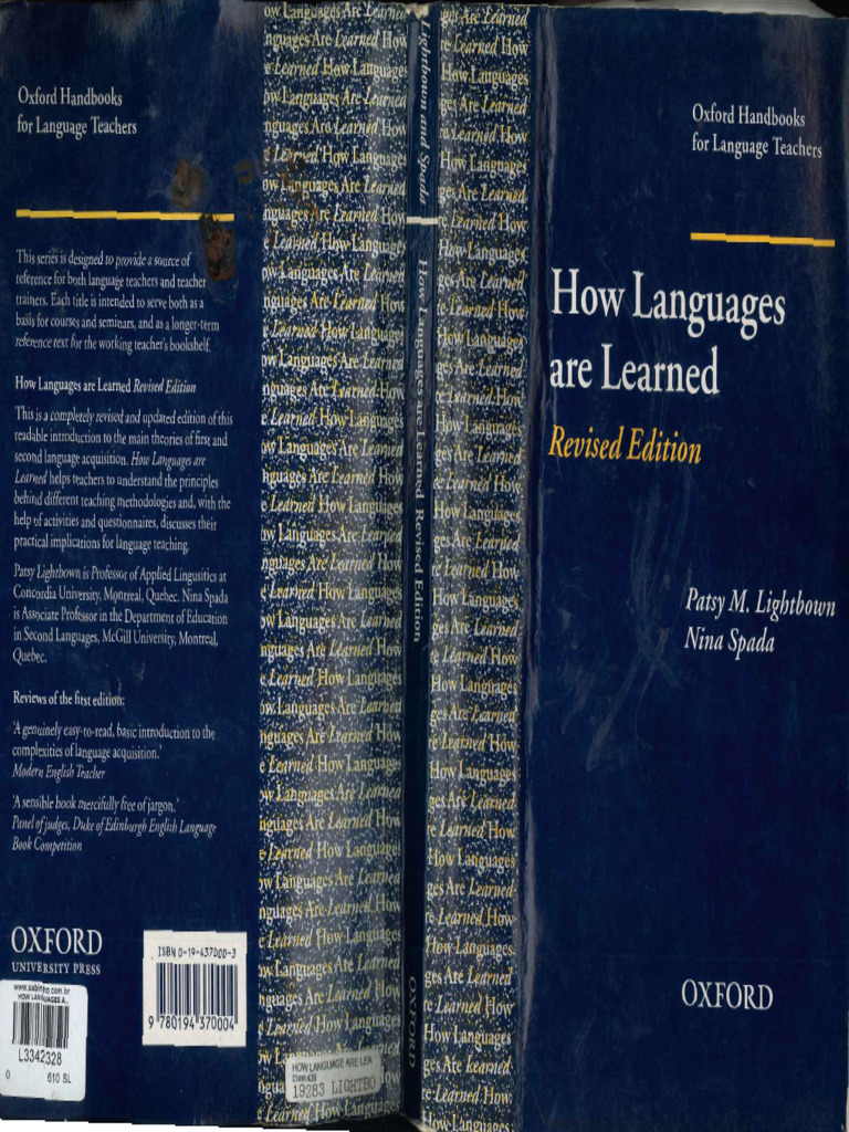 Aulas 12, 13 e 14 How Languages Are Learned | PDF