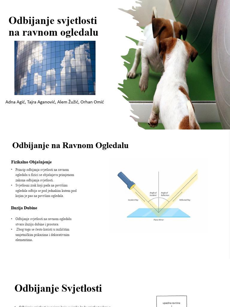 Odbijanje Svjetlosti | PDF