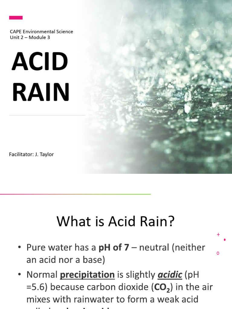 Understanding Acid Rain and Its Effects | PDF | Ocean Acidification | Soil
