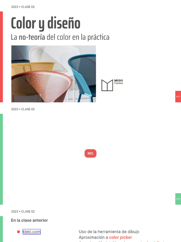 Clase 02 Diapositivas | PDF | Color | Matiz