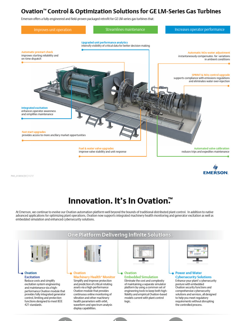 Ovation Control System Retrofit Benefits Ge LM Series en 1624256 | PDF ...
