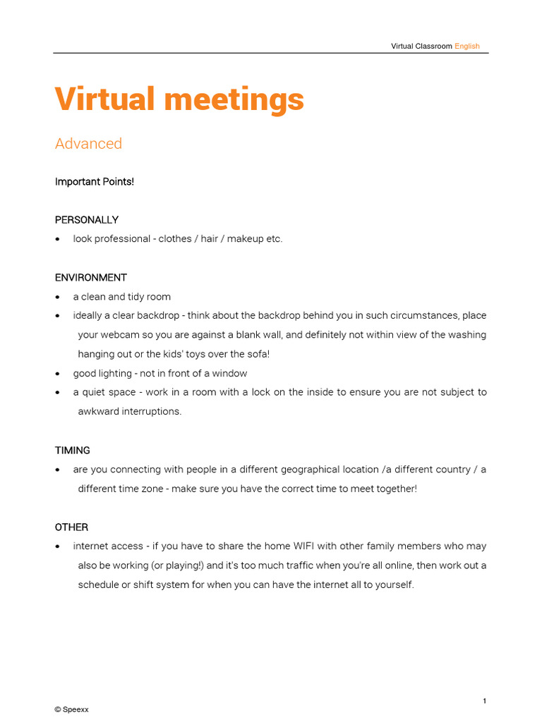 Successful Virtual Meetings | PDF | Communication | Human Communication