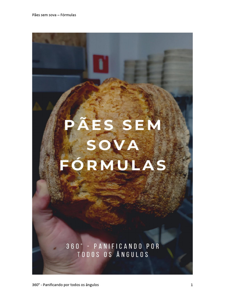 Pães Sem Sova - Fórmulas 08 | PDF | Pães | Preparação de alimentos e ...