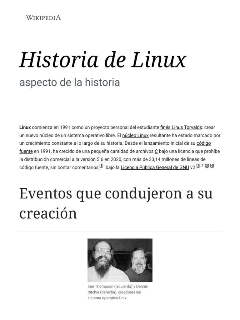 Evolución de Linux: De Torvalds a Hoy | PDF | Distribución de Linux ...