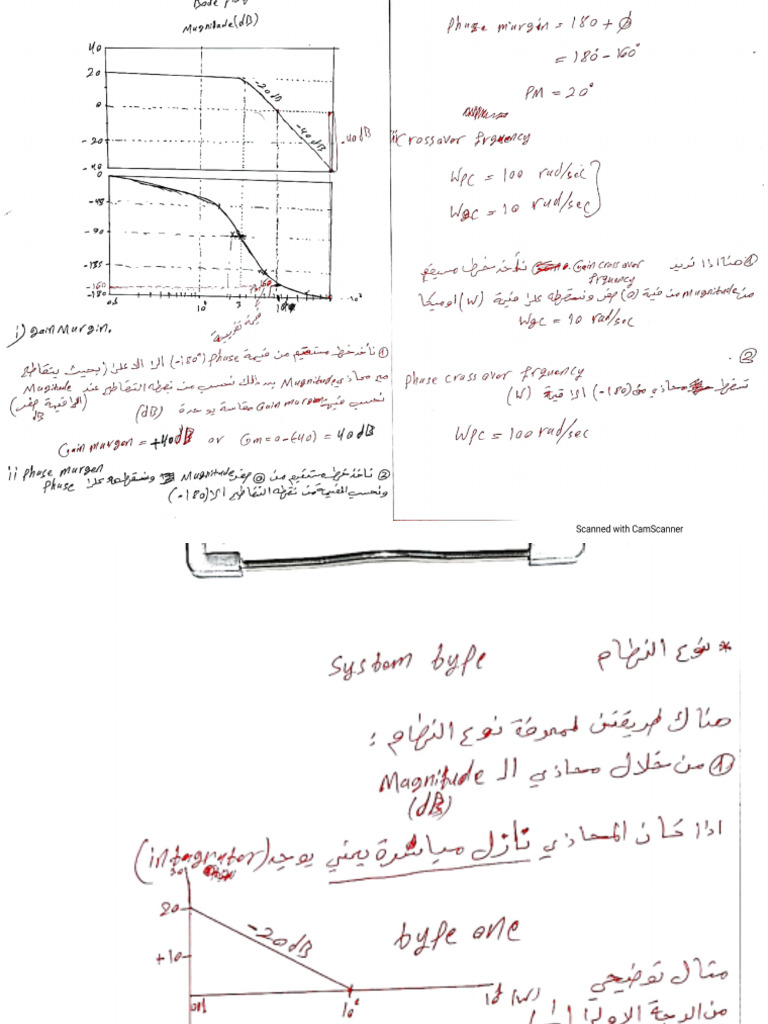 Gain Margin System Type, Order | PDF