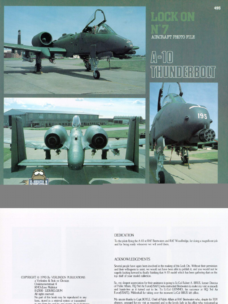 A10 Thunderbolt-II. | PDF