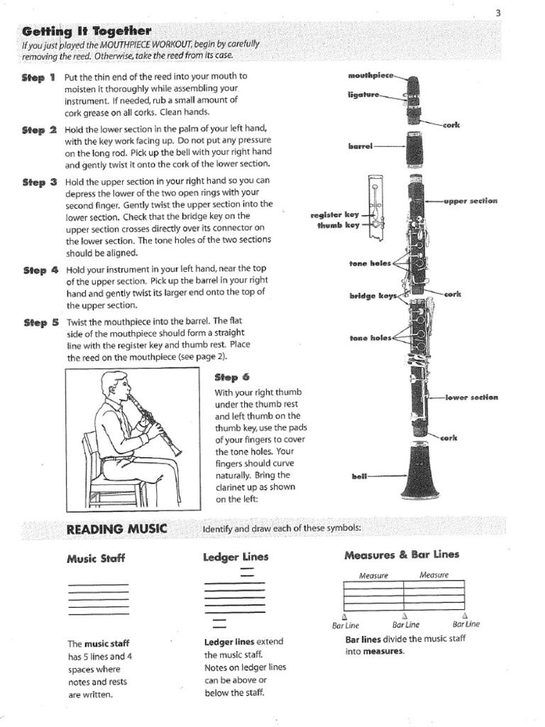 Método Estudio Clarinete | PDF