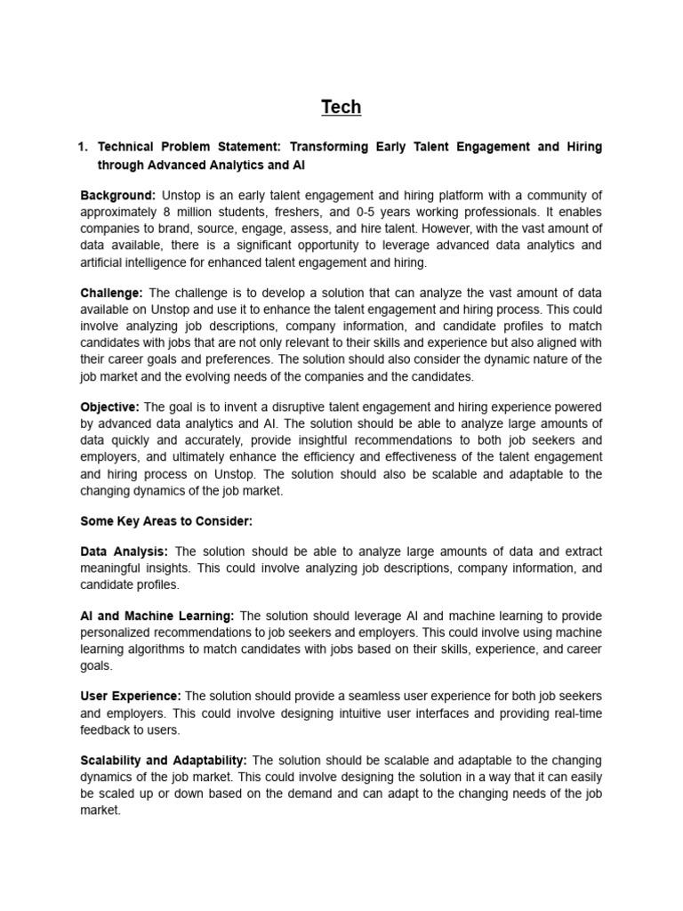 65f2b1b8c73fd Problem Statement | PDF | Artificial Intelligence | Intelligence (AI) & Semantics