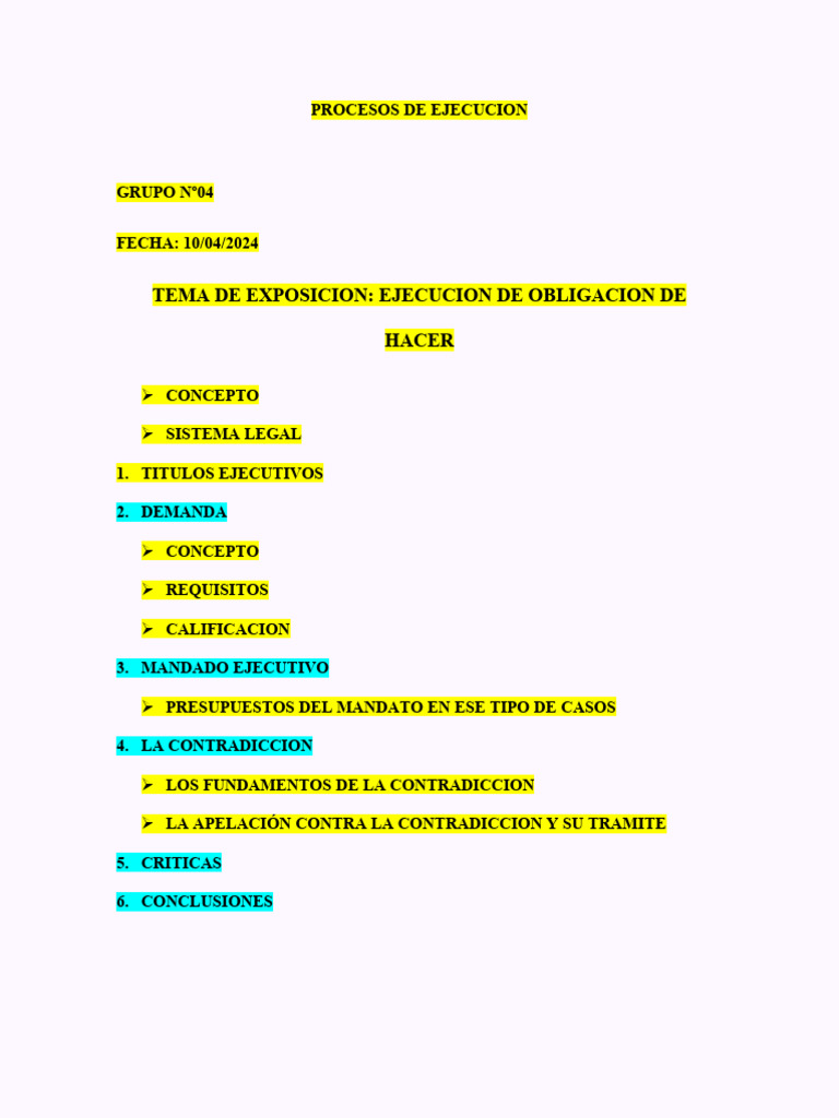 Grupo Nº04 Procesos de Ejecucion | PDF