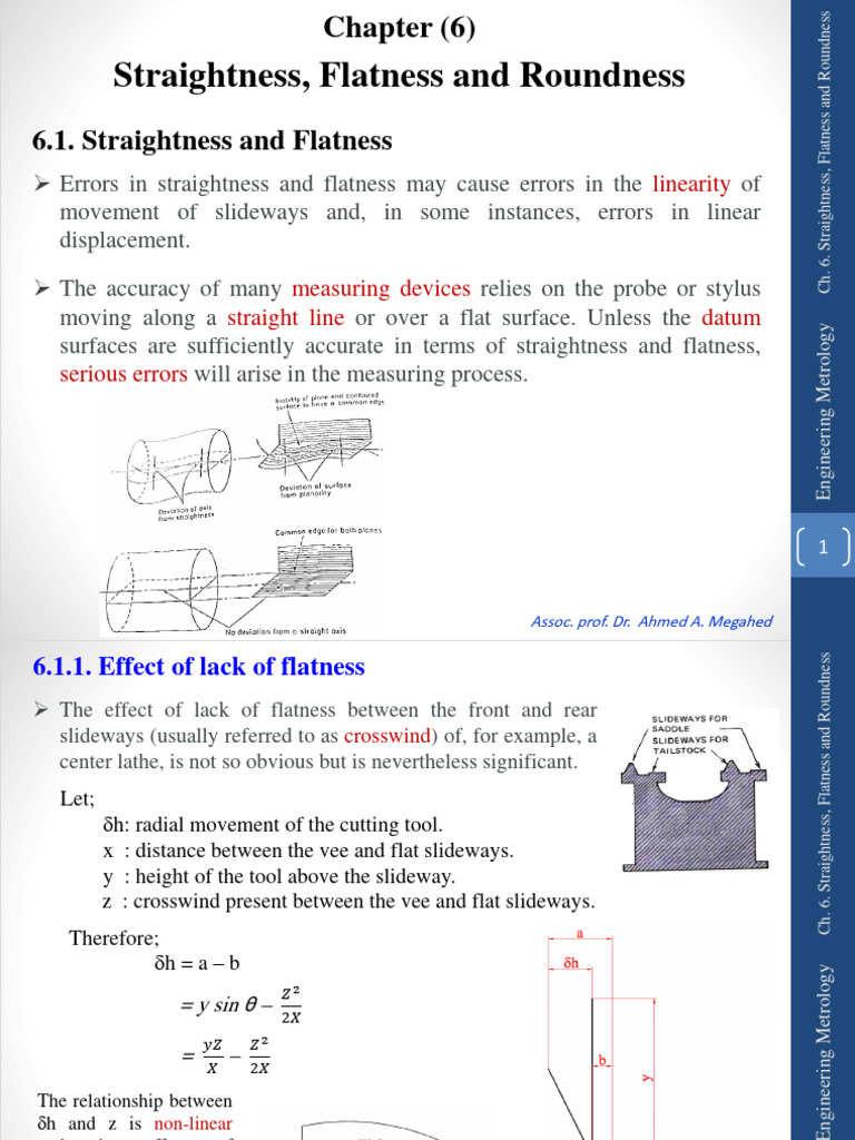 CH 6 - Straightness, Flatness and Roundness-P1 | PDF | Measurement | Laser