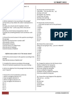 AMCAT SVAR Test Pattern | PDF | Fluency | English Language