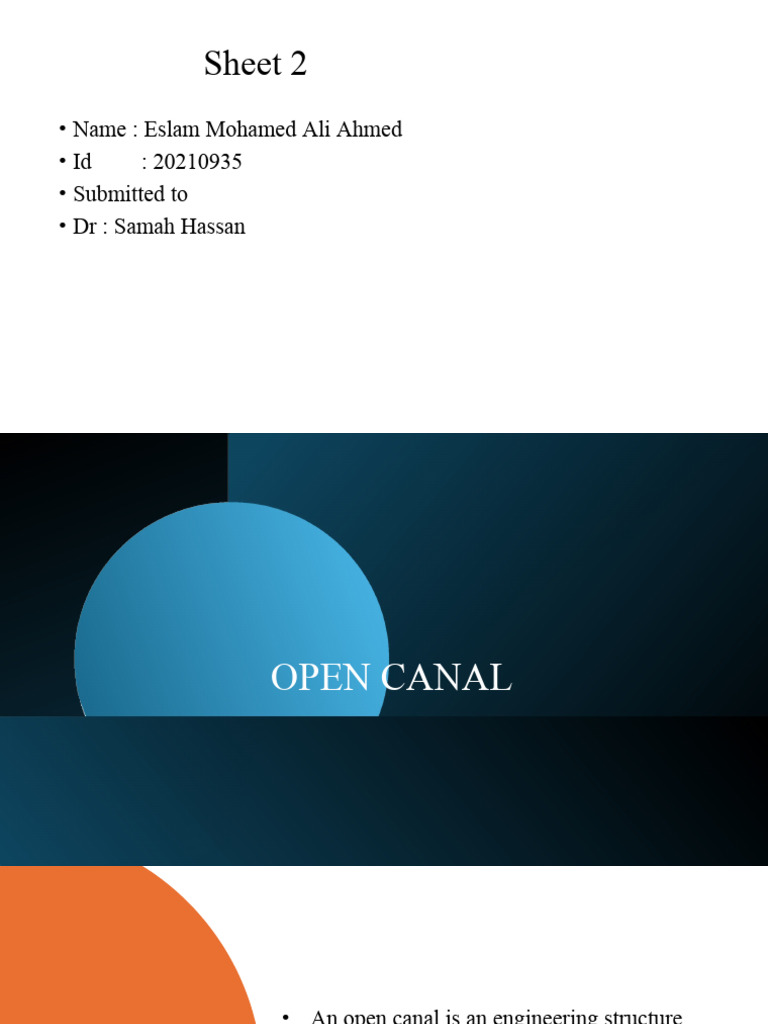 Open Canal | PDF | Erosion | Water