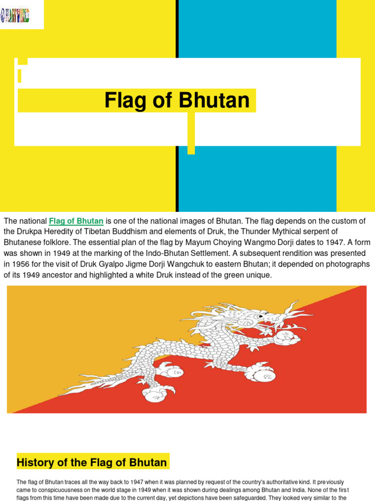 Flag of Bhutan | PDF | Bhutan