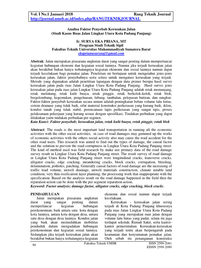 Nurmayani Tentang Jalan | PDF | Teknologi & Rekayasa