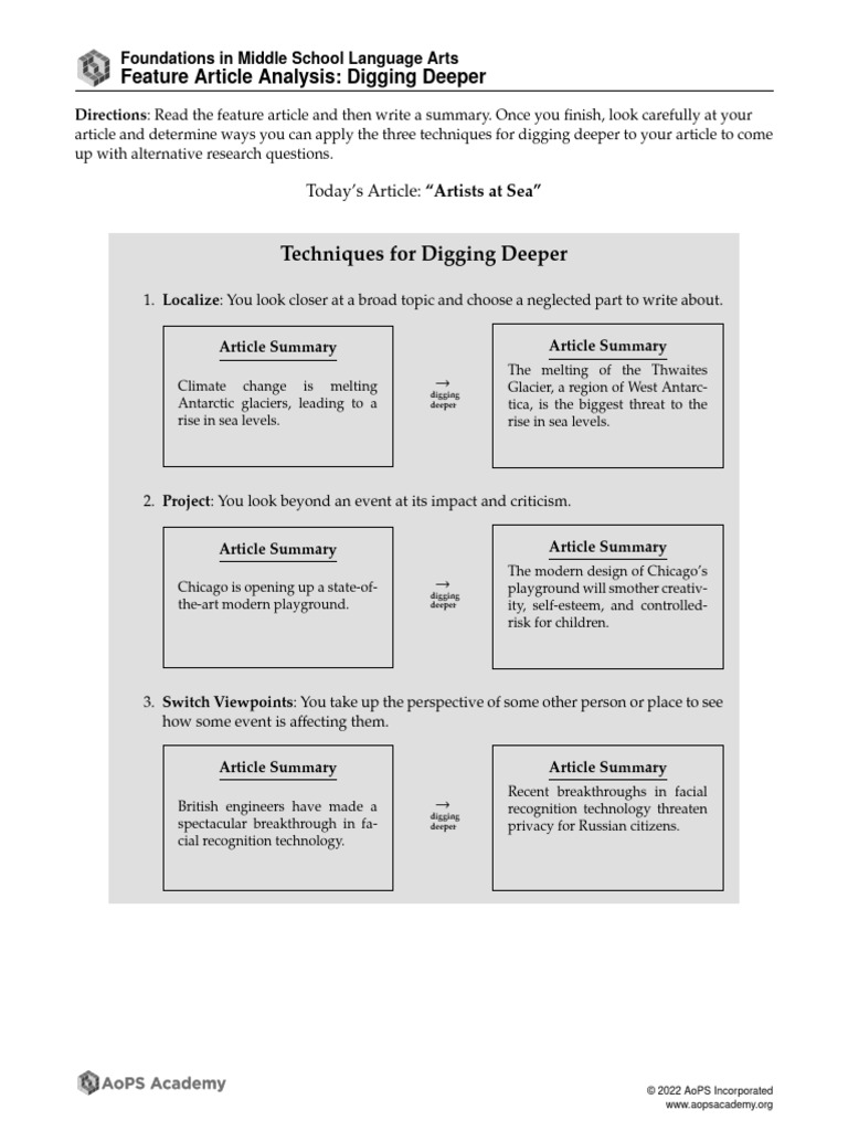 Digging Deeper Handout | PDF | Natural Environment | Climate Change