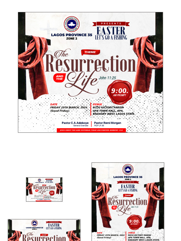 Large Format Print Banner Design Template | PDF | Christian Worship And ...