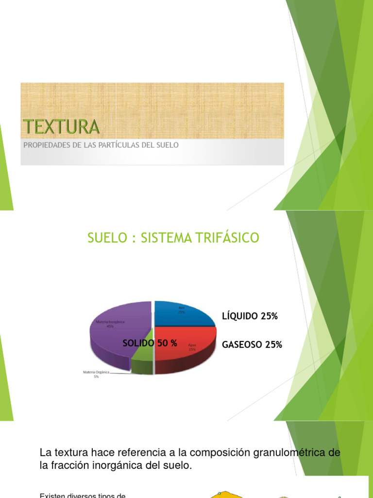Leccion 4 La importancia de la Textura | PDF | Suelo | Sedimentología