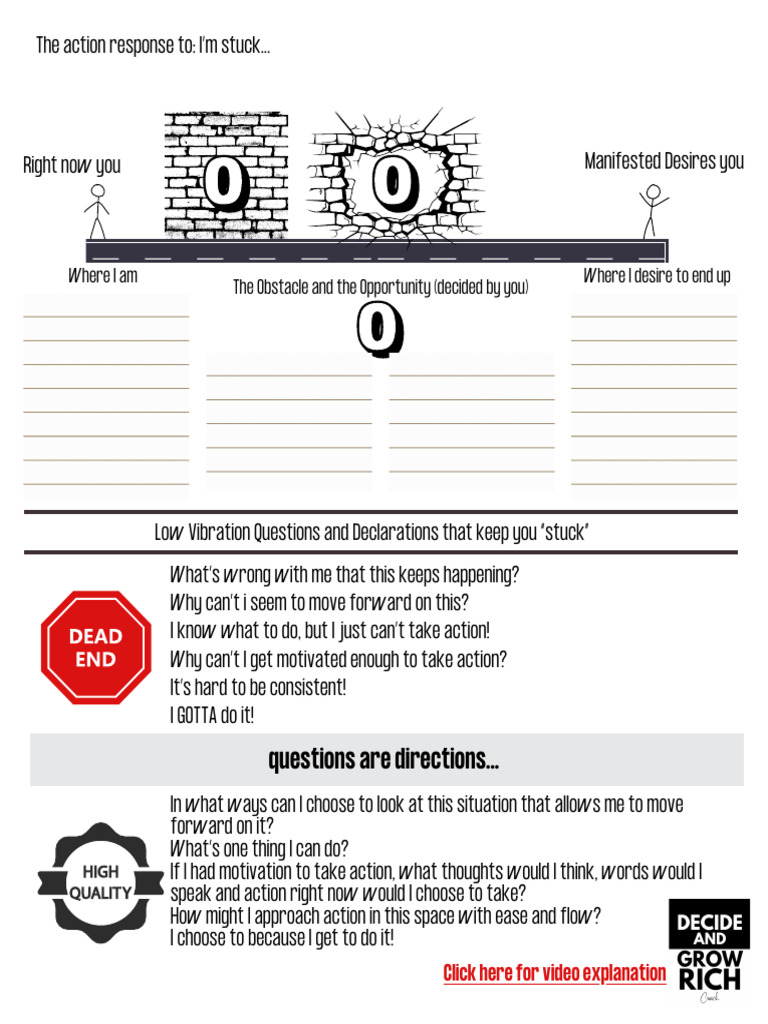 Action Unstuck | PDF | Thought | Cognition