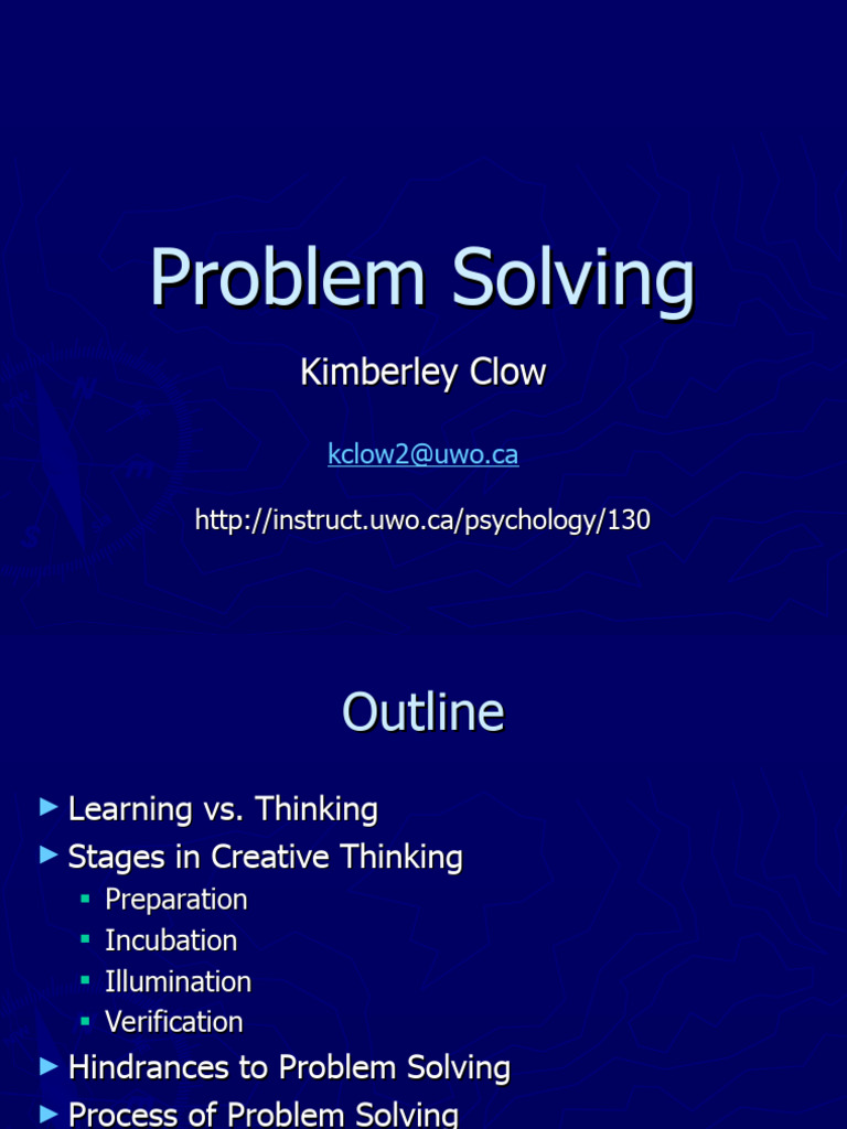 Problem Pdf Cognition Cognitive Science