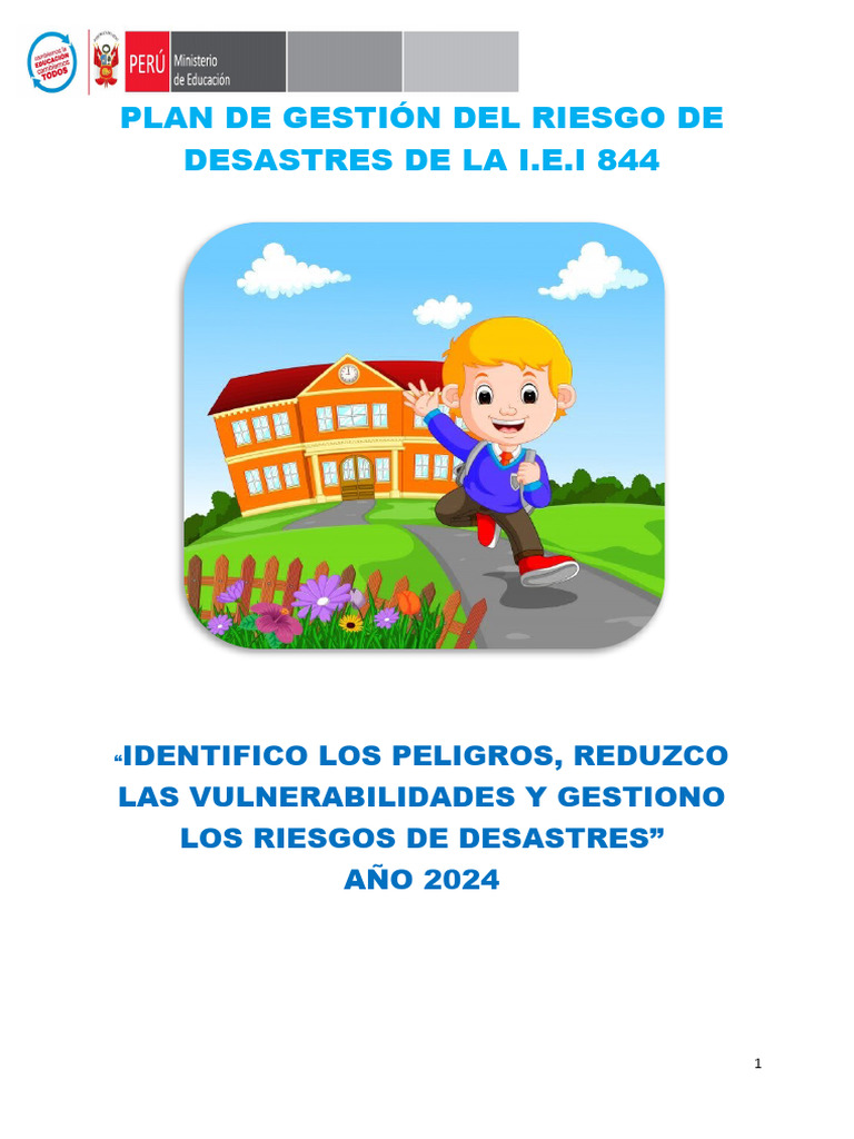 Plan de Gestión de Riesgo 2022 | PDF | Radiación | Riesgo