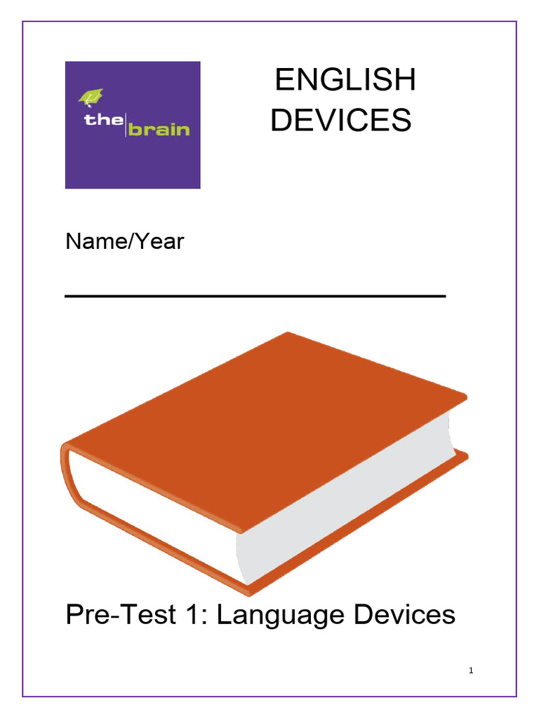 English Devices Booklet | PDF | Monologue