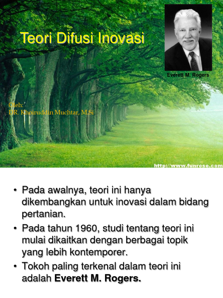 Teori Difusi Inovasi | PDF