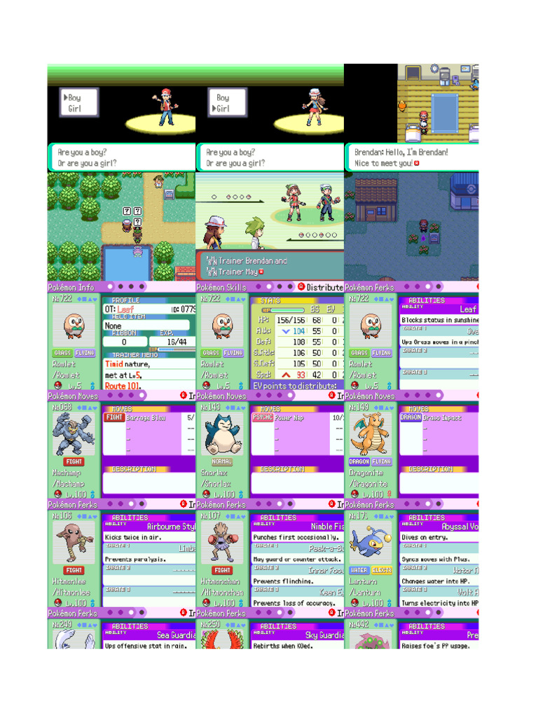 Pokémon Emerald Exceeded Mechanics | PDF