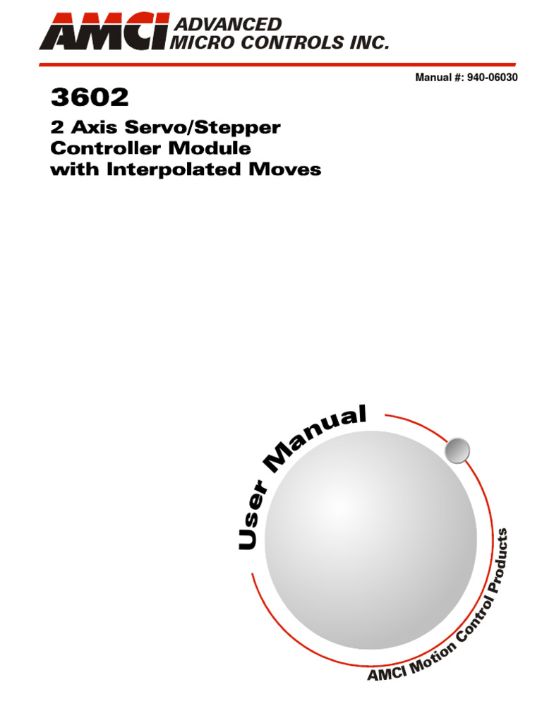 3602 Compactlogix Micrologix Motion Controller PLC Pac Module User Manual | PDF | Acceleration ...