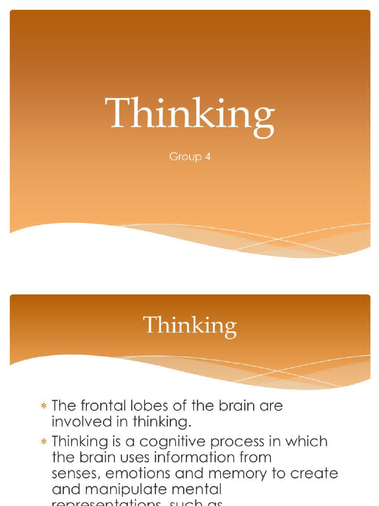 Thinking Presentation | PDF