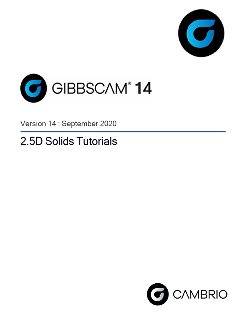 14 2.5D Solids Tutorial | PDF | Machining | License