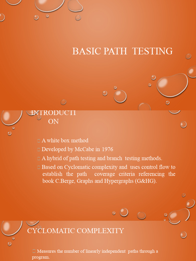 SQA 5 Test Case Optimization - Path Testing | PDF | Vertex (Graph ...