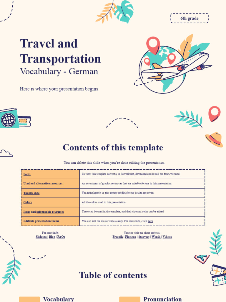 German Travel Vocabulary Guide | PDF | Vocabulary | Fluency