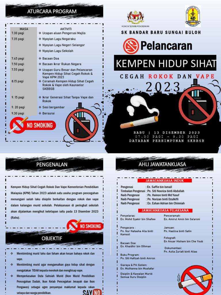 Buku Program Cegah Rokok Dan Vape | PDF