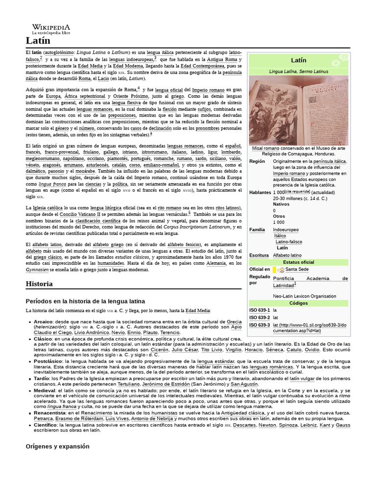 Latín | PDF | latín | Verbo