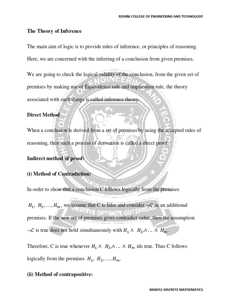 Rohini 94416260214 | Download Free PDF | Inference | Logical Consequence