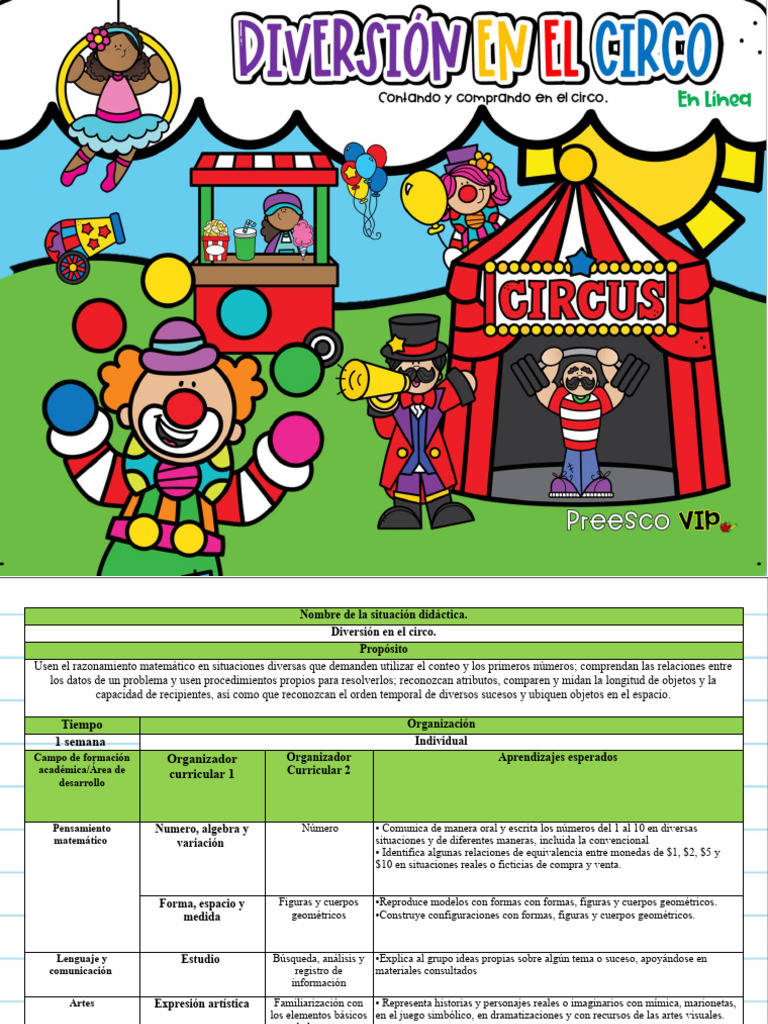 Plan Diversión en El Circo | PDF | Geometría | Circo