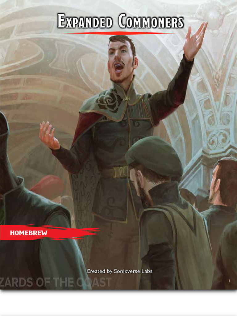 Expanded Commoner | PDF