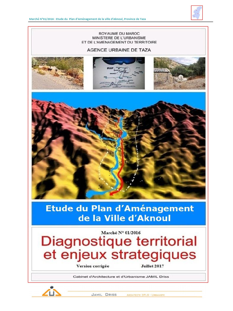 Plan d'Aménagement d'Aknoul, Taza | PDF