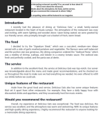 Positive Restaurant Review Examples | PDF | Restaurants | Eating ...