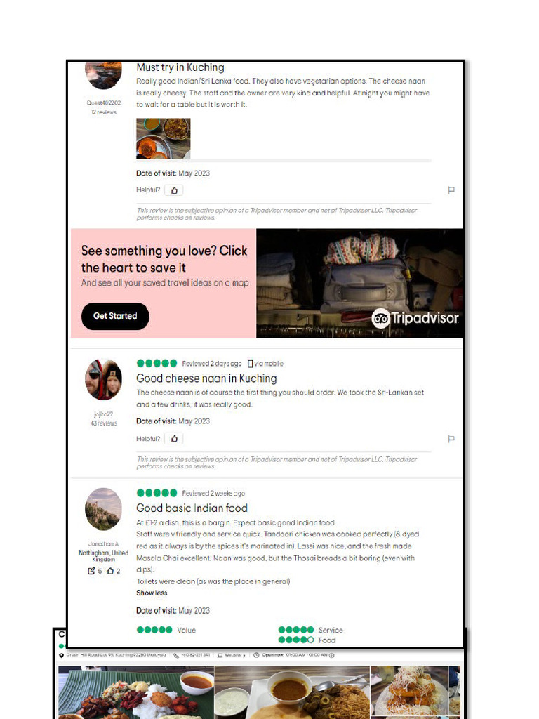 Sample of A Restaurant Writing Review | PDF