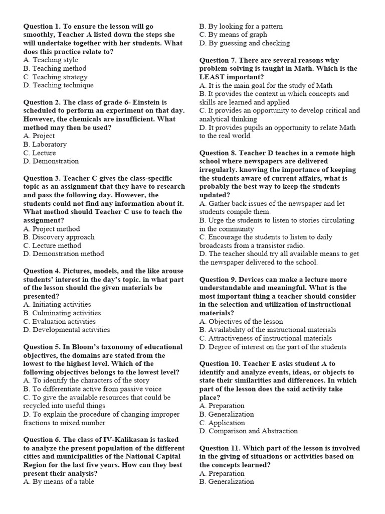 Principle of Education 1 | Download Free PDF | Learning | Teachers